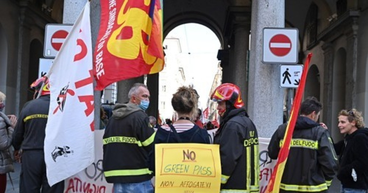 ITALY LABOR PROTEST STRIKE
