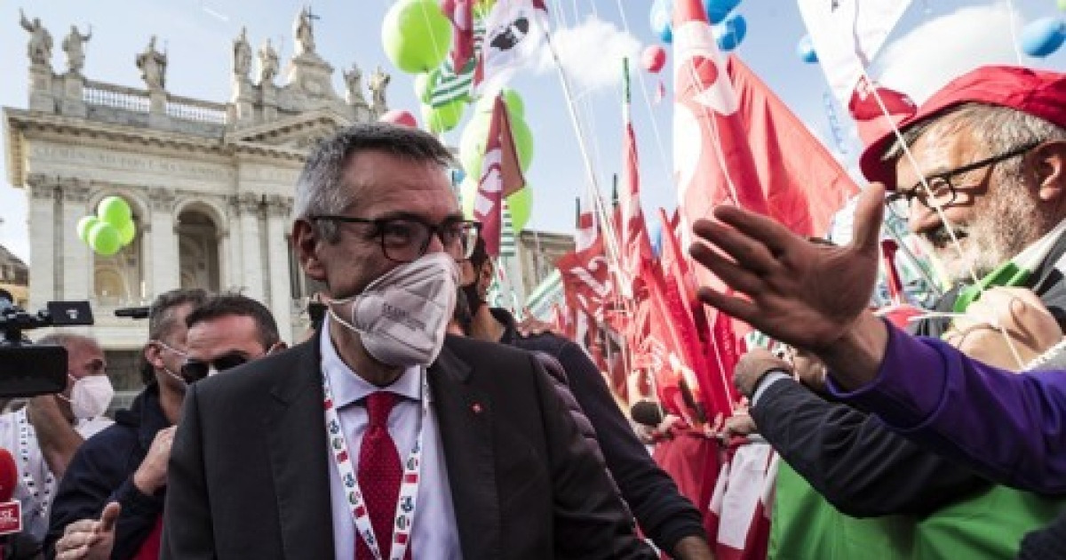 ITALY LABOUR UNIONS RALLY