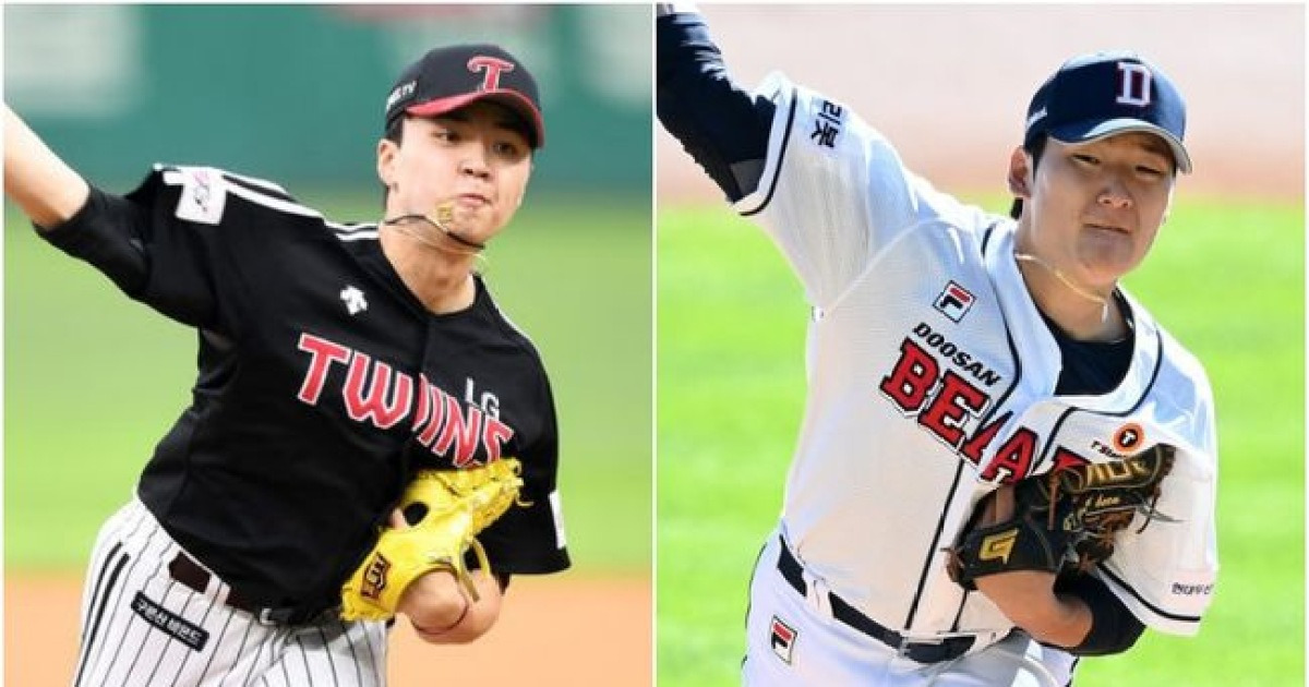 '152km' 1차지명 vs '150km' 1차지명..두산-LG '운명'을 걸고 맞붙다