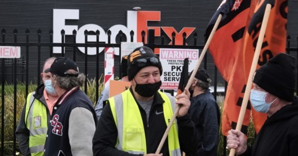 AUSTRALIA LABOR FEDEX STRIKE