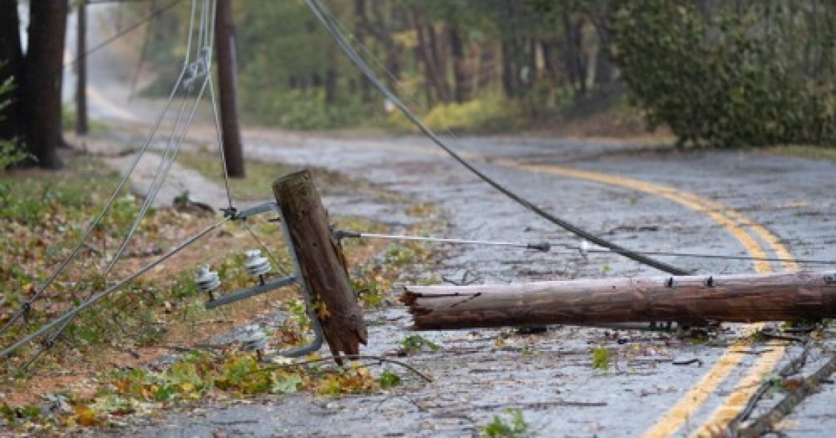 USA WEATHER MASSACHUSETTS NOR'EASTER DAMAGE
