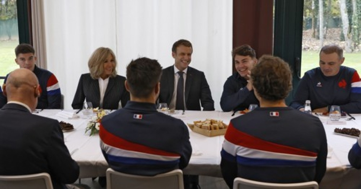 FRANCE MACRON RUGBY UNION