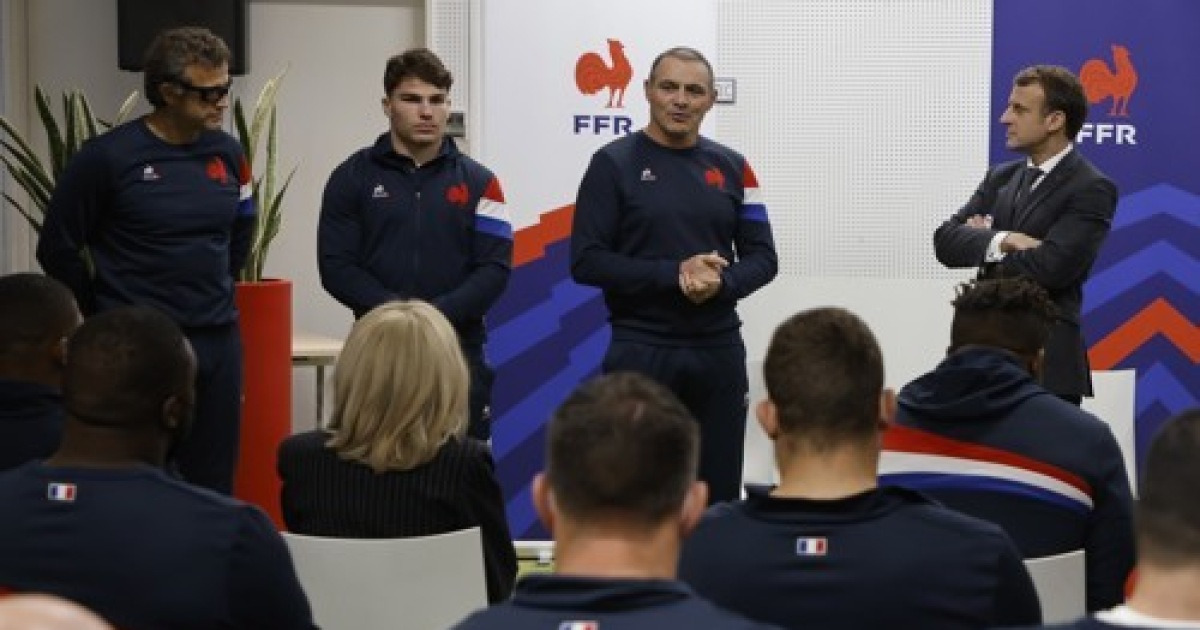 FRANCE MACRON RUGBY UNION