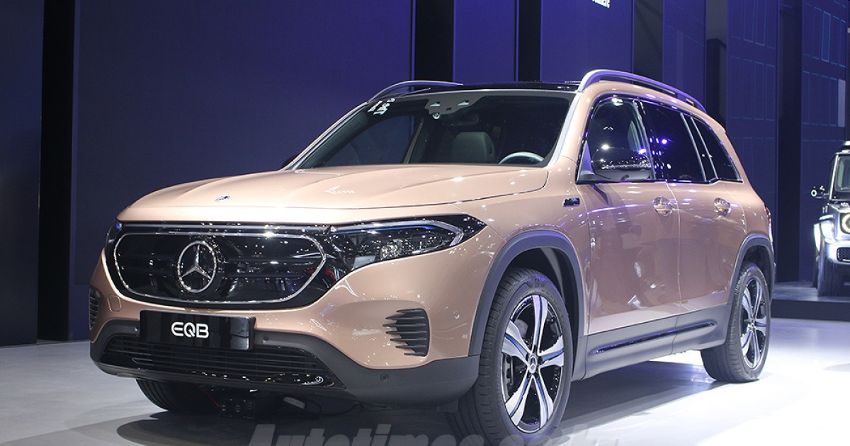 [모터쇼]벤츠, 7인승 전기 SUV EQB