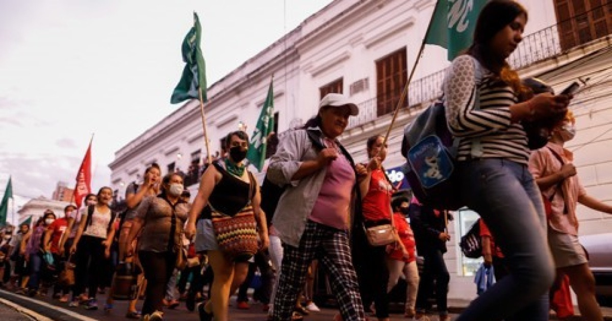 PARAGUAY PROTESTS ELIMINATION OF VIOLENCE AGAINST WOMEN