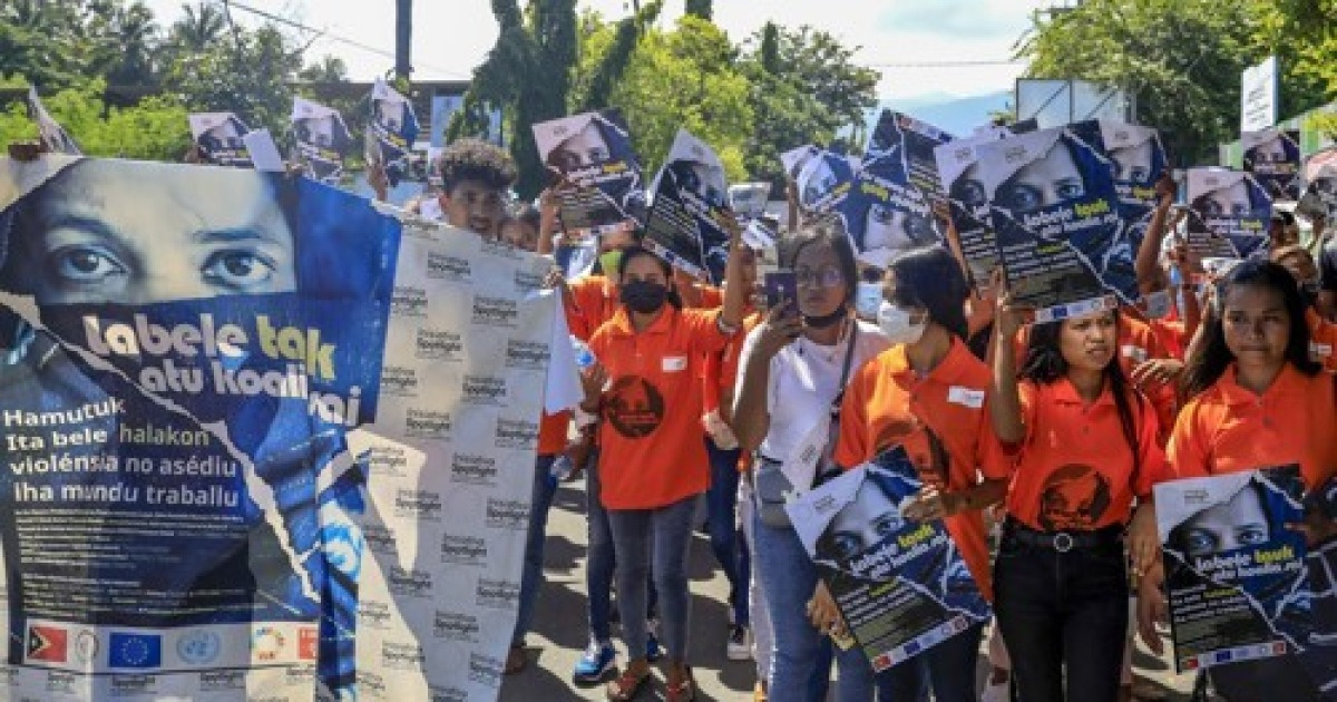 EAST TIMOR LABOR PROTEST