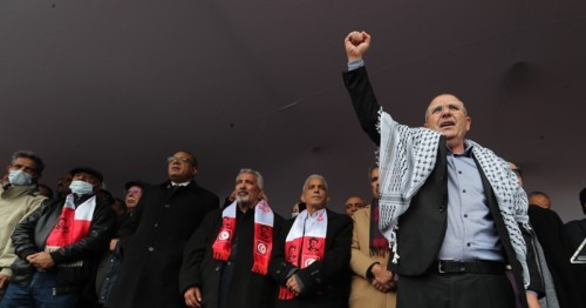 TUNISIA COMMEMORATES LEADER FARHAT HACHED