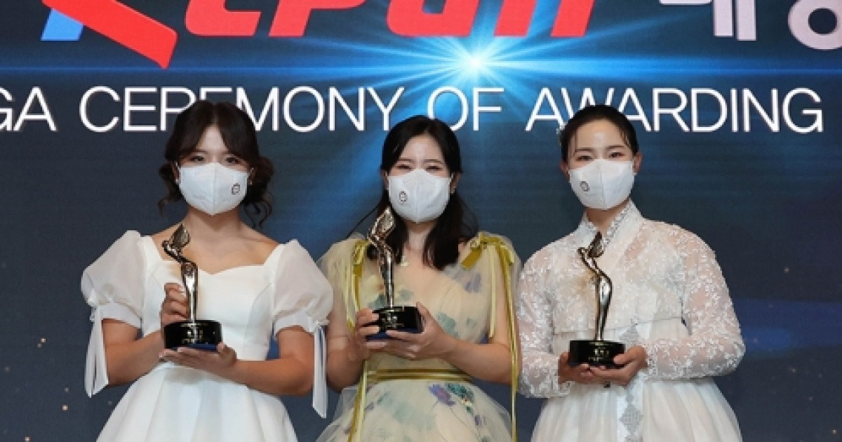 '2021시즌 KLPGA를 빛낸' 송가은·박민지·임희정 [주간포토]