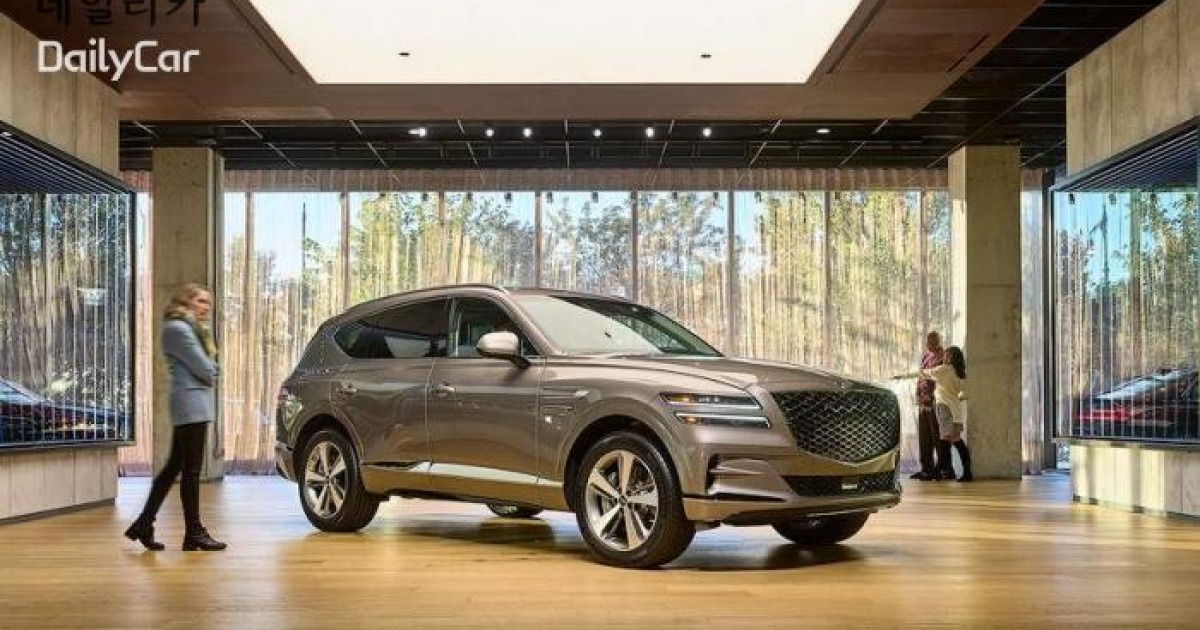 "6인승도 많다" 제네시스 GV80 4인승 내년 출시..실내 공간 극대화! | 데일리카