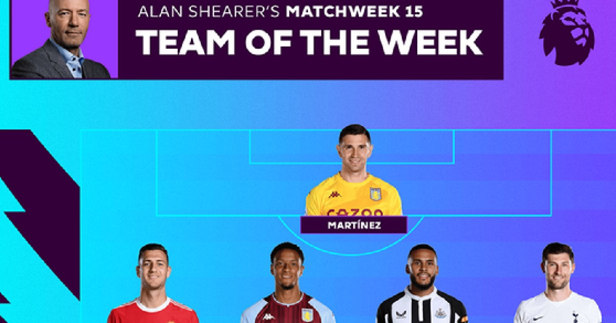 '1골 1도움' 손흥민, 시어러 선정 EPL 15R 베스트11 포함