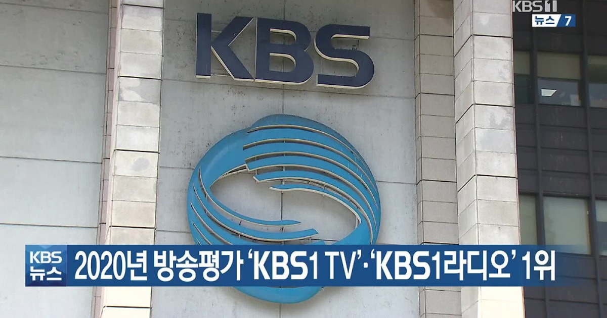 2020년 방송평가 'KBS1 TV'·'KBS1라디오' 1위