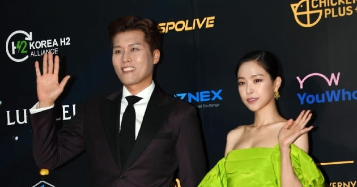 [TEN 포토] 김일중-손나은 '아시아모델어워즈 2MC'