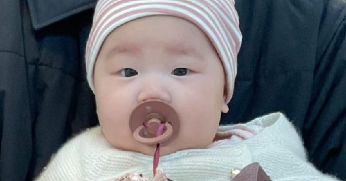 한지혜 딸, 6개월 만에 70cm·8.9kg.."엄마 닮은 볼살 미안"