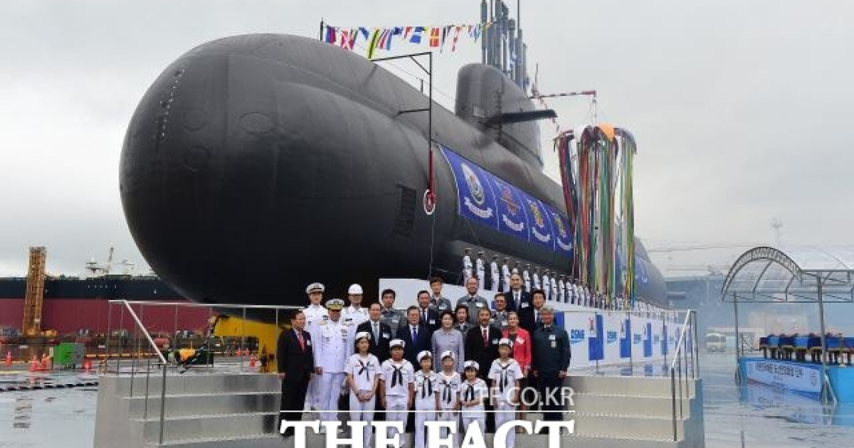 다섯 번째 3000t급 잠수함 건조 시작..SLBM 10발 탑재