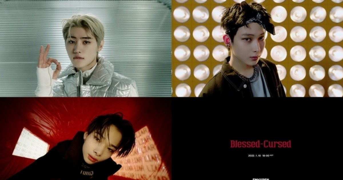 ENHYPEN, 신곡 'Blessed-Cursed' 뮤비 첫 티저 공개