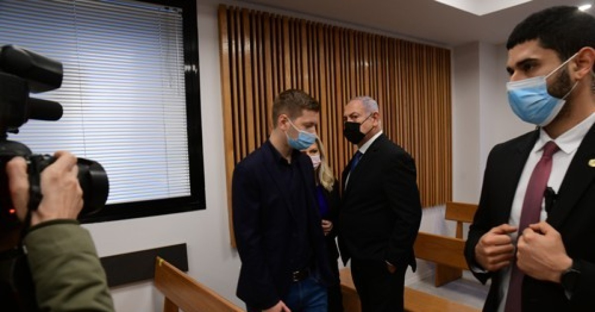 CORRECTION Israel Netanyahu Olmert