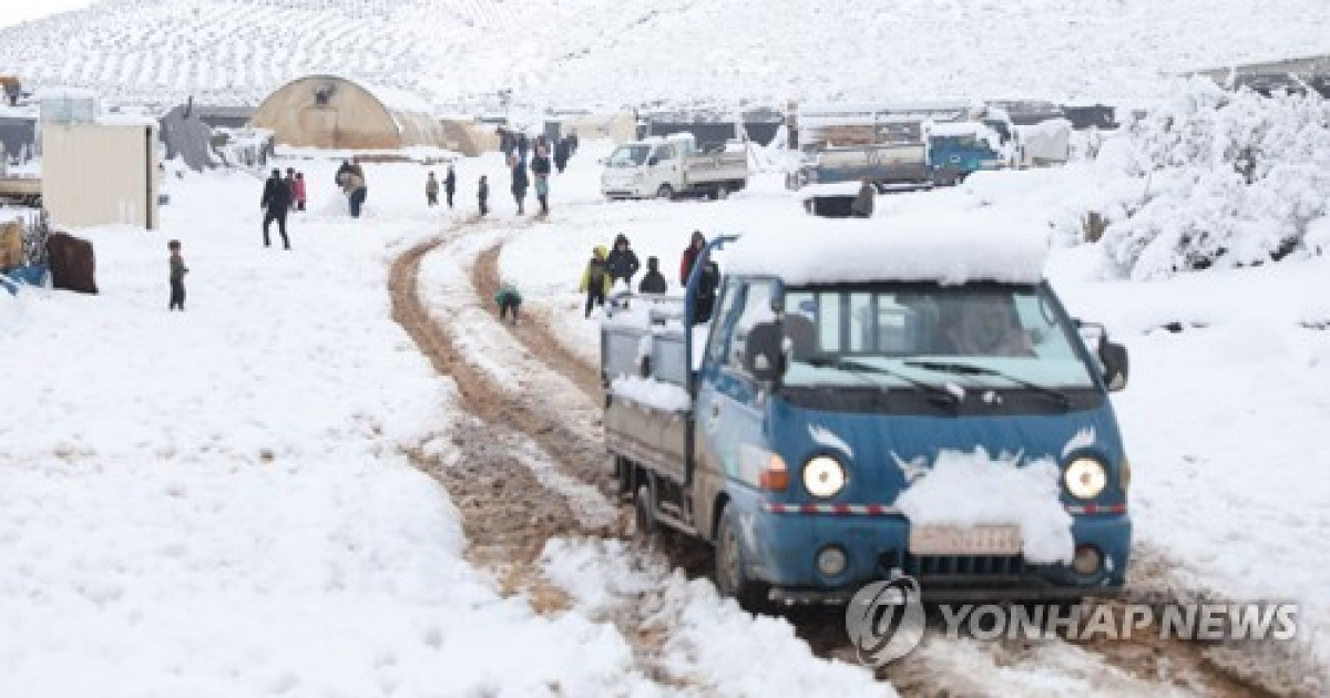 SYRIA REFUGEES WEATHER WINTER