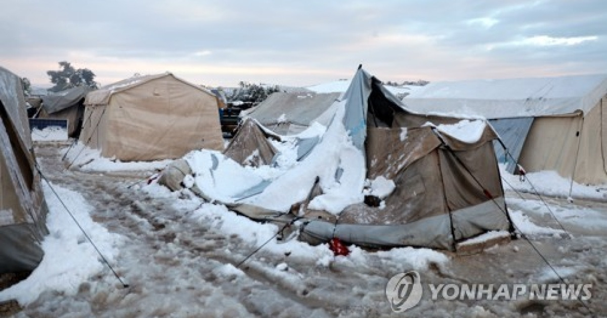 SYRIA REFUGEES WEATHER WINTER