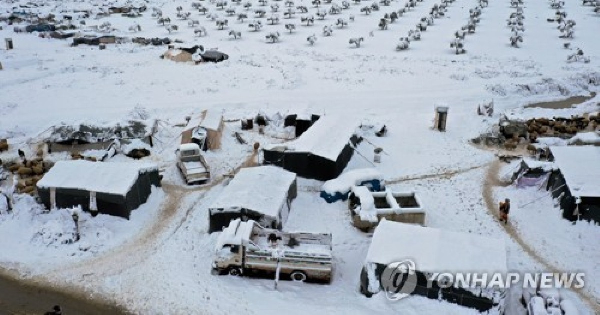 SYRIA REFUGEES WEATHER WINTER