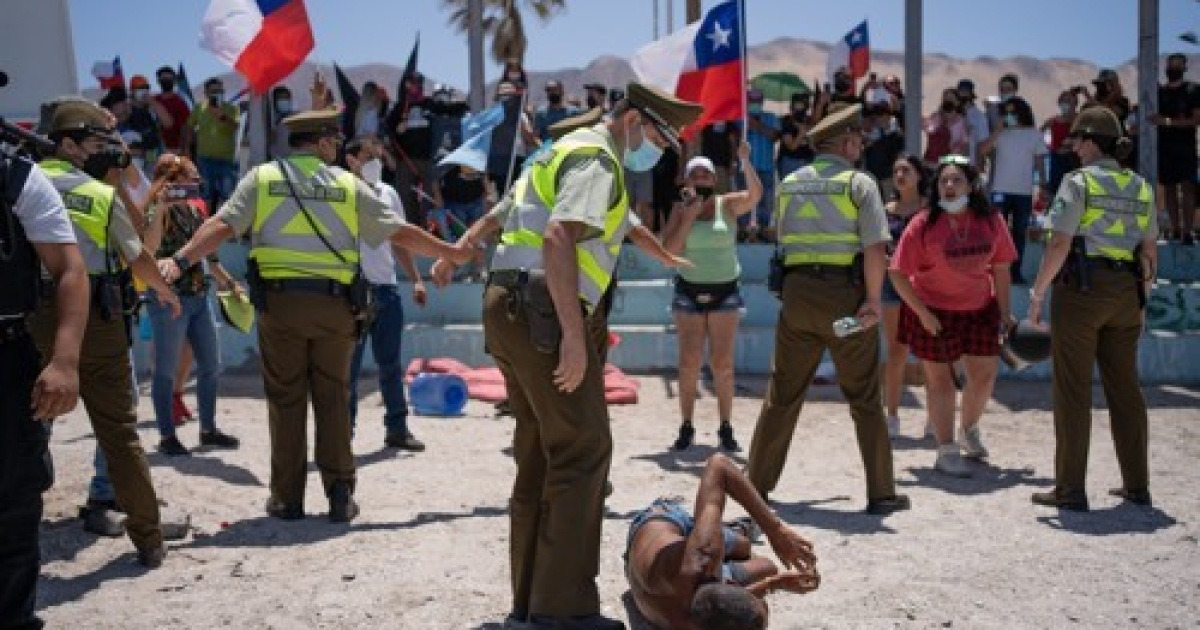 CHILE MIGRATION PROTEST