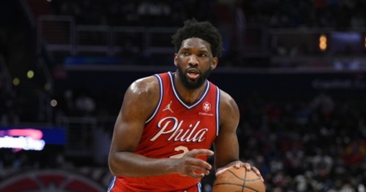 76ers Embiid Rise Basketball