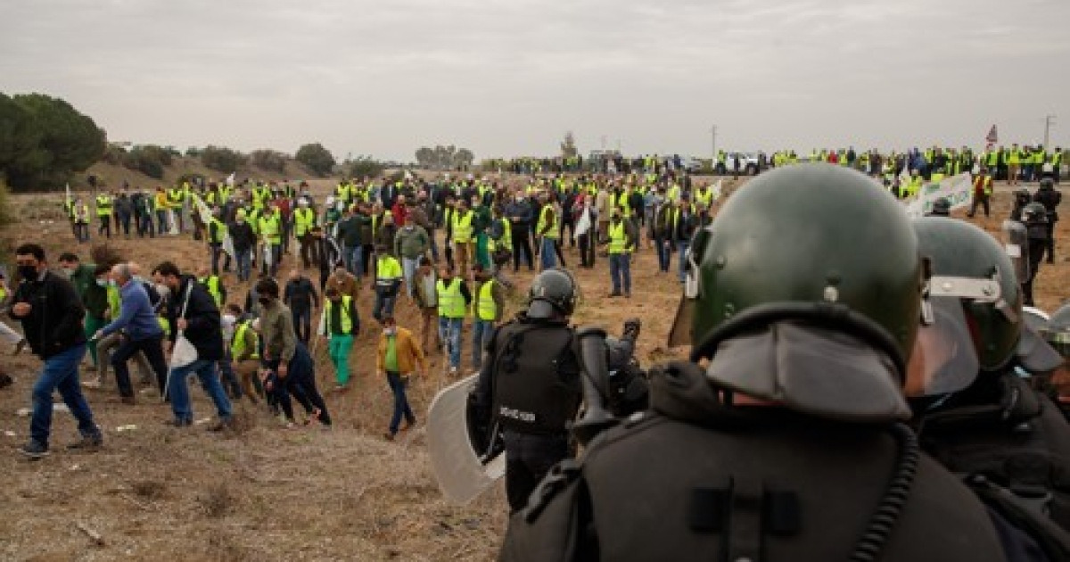 SPAIN FARMERS PROTEST