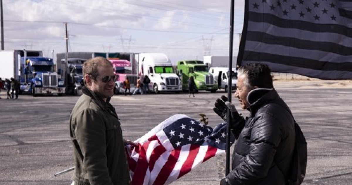 USA THE PEOPLE CONVOY PROTEST