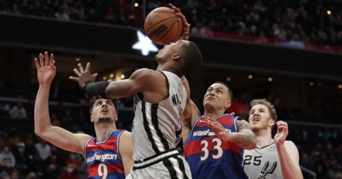 Spurs Wizards Basketball