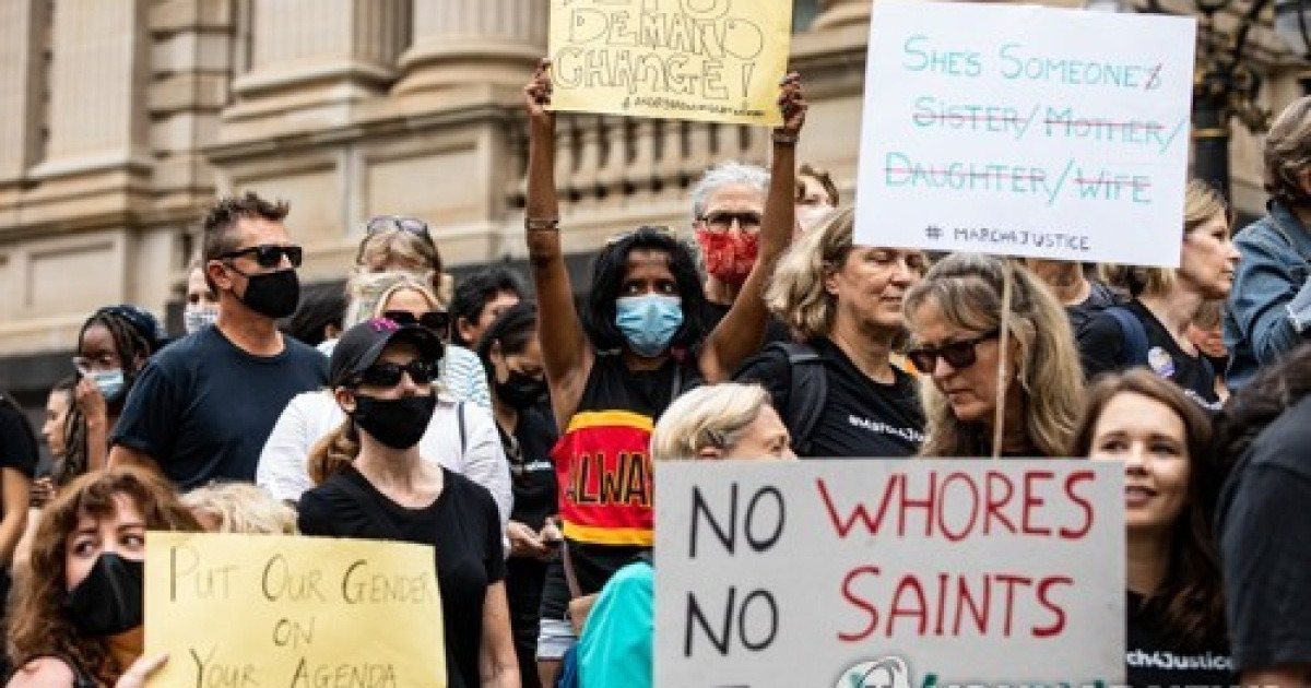 AUSTRALIA WOMENS MARCH 4 JUSTICE