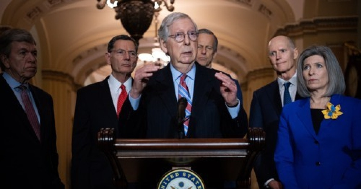 USA GOVERNMENT SENATE REPUBLICAN LEADERSHIP PRESS CONFERENCE