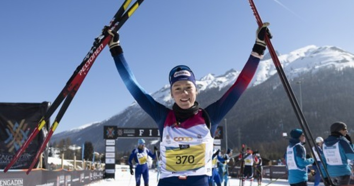 SWITZERLAND CROSS COUNTRY SKIING ENGADIN MARATHON