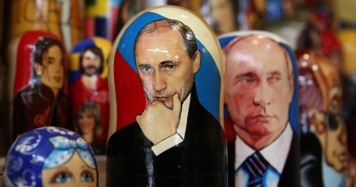 GREECE BABUSHKA DOLL VLADIMIR PUTIN