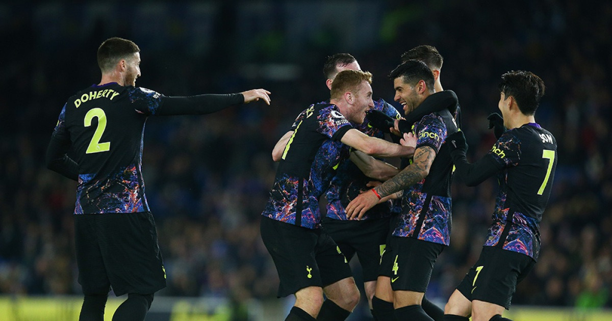 [EPL 16R] 'SON 결승골 기점' 토트넘, 브라이턴 2-0 격파.. 4위와 3점 차