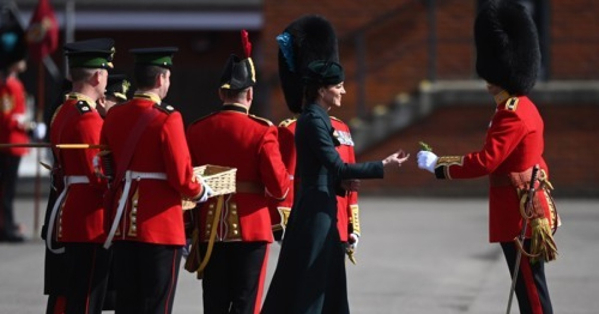 BRITAIN ROYALTY ST. PATRICKS DAY