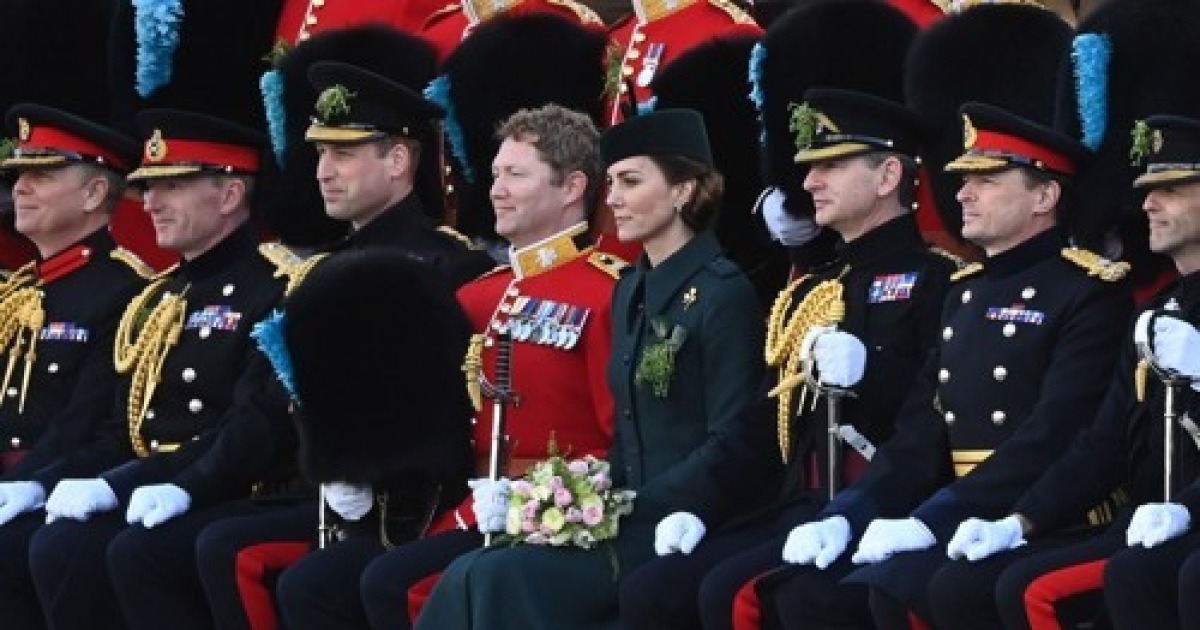 BRITAIN ROYALTY ST. PATRICKS DAY