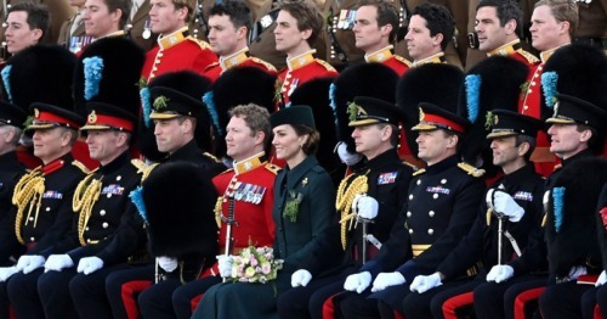 BRITAIN ROYALTY ST. PATRICKS DAY