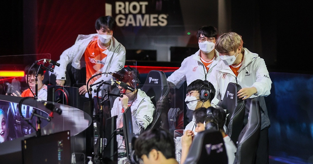 [포토] LCK PO 1R 승리한 광동