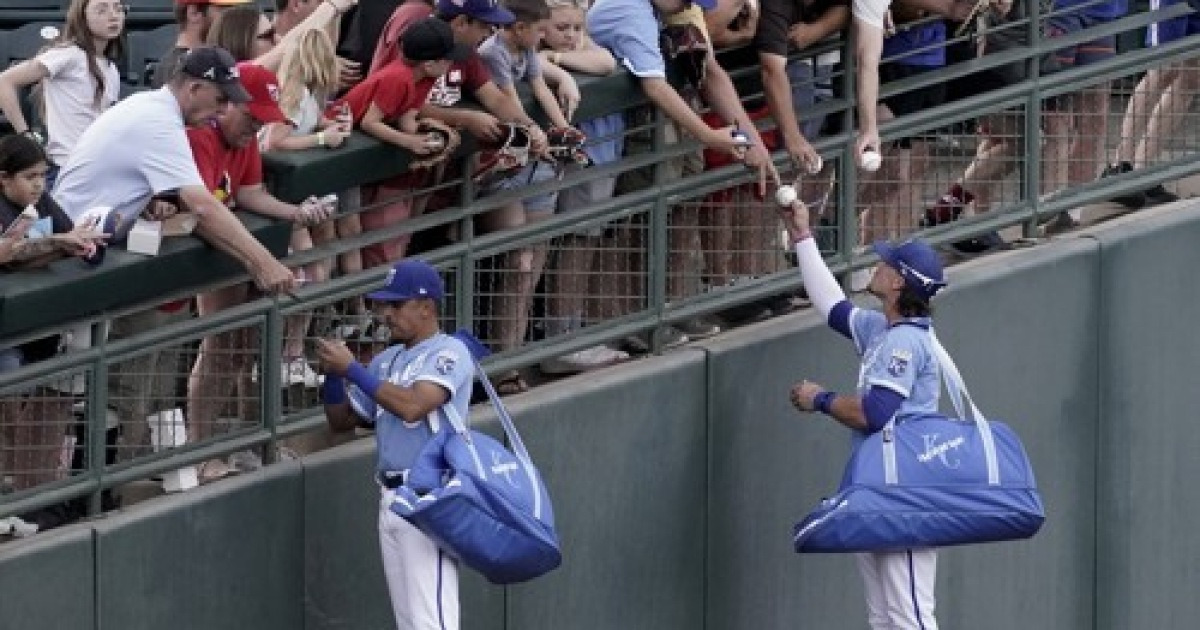 Dodgers Royals Spring Baseball