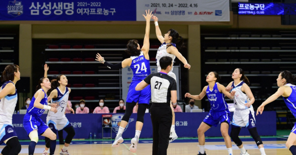 '신한은행 확진' WKBL PO, 4월5일로 연기..KB-BNK전은 31일 정상 시작