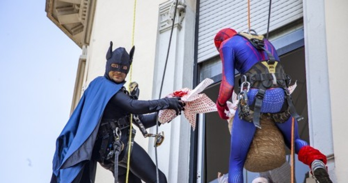 Italy Easter Superheroes
