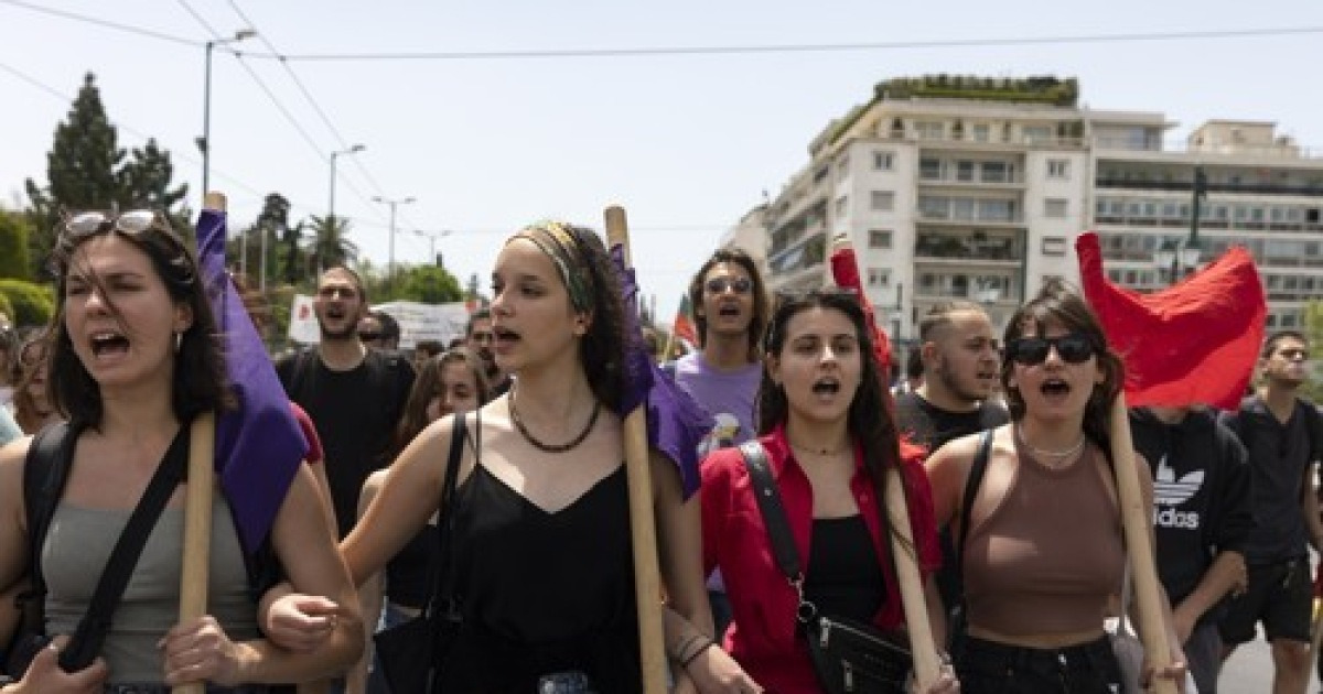 Greece May Day
