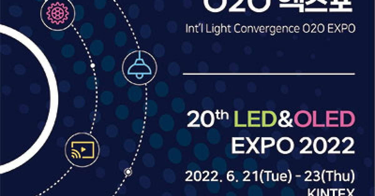 제20회 '2022 국제광융합O2O엑스포' 개최