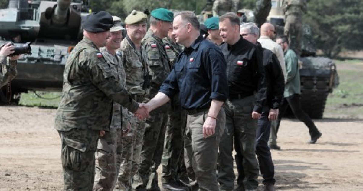 POLAND DEFENDER EUROPE 22 MILITARY EXERCISES