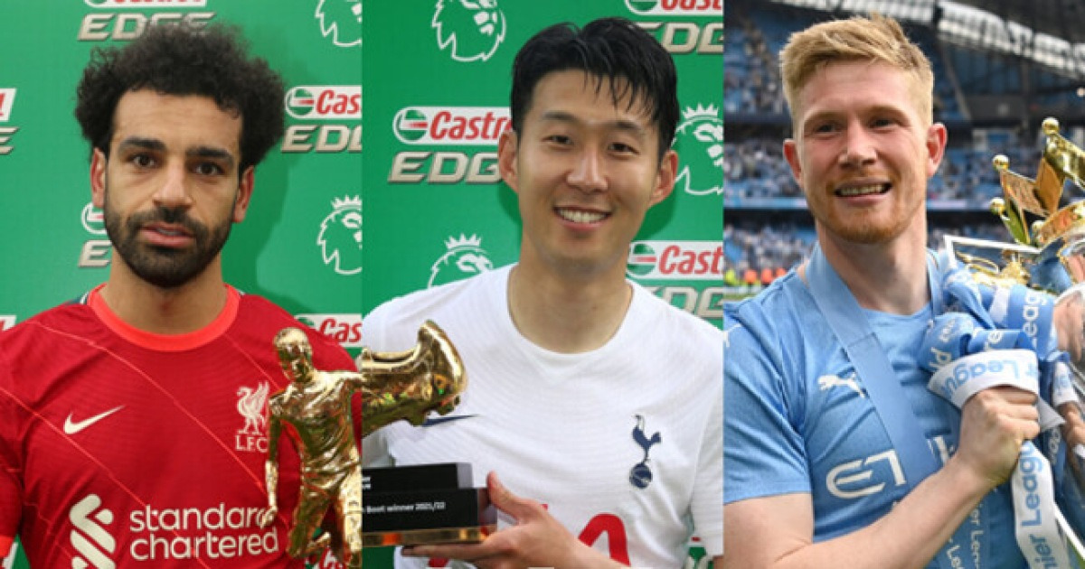 [epl.told] 'EPL 삼대장' 전반기는 살라, 후반기는 손흥민, 꾸준함은 KDB