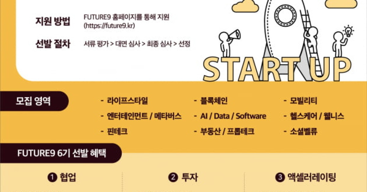 KB국민카드, '퓨처나인(FUTURE9)' 6기 참여 스타트업 모집