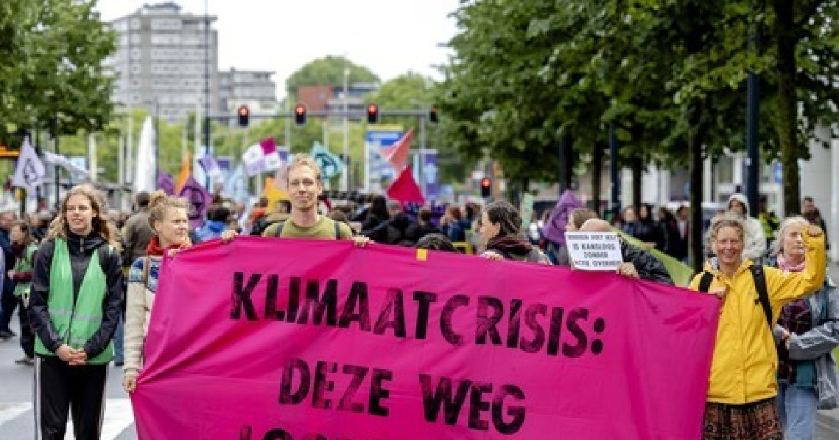 NETHERLANDS EXTINCTION REBELLION PROTEST SHELL