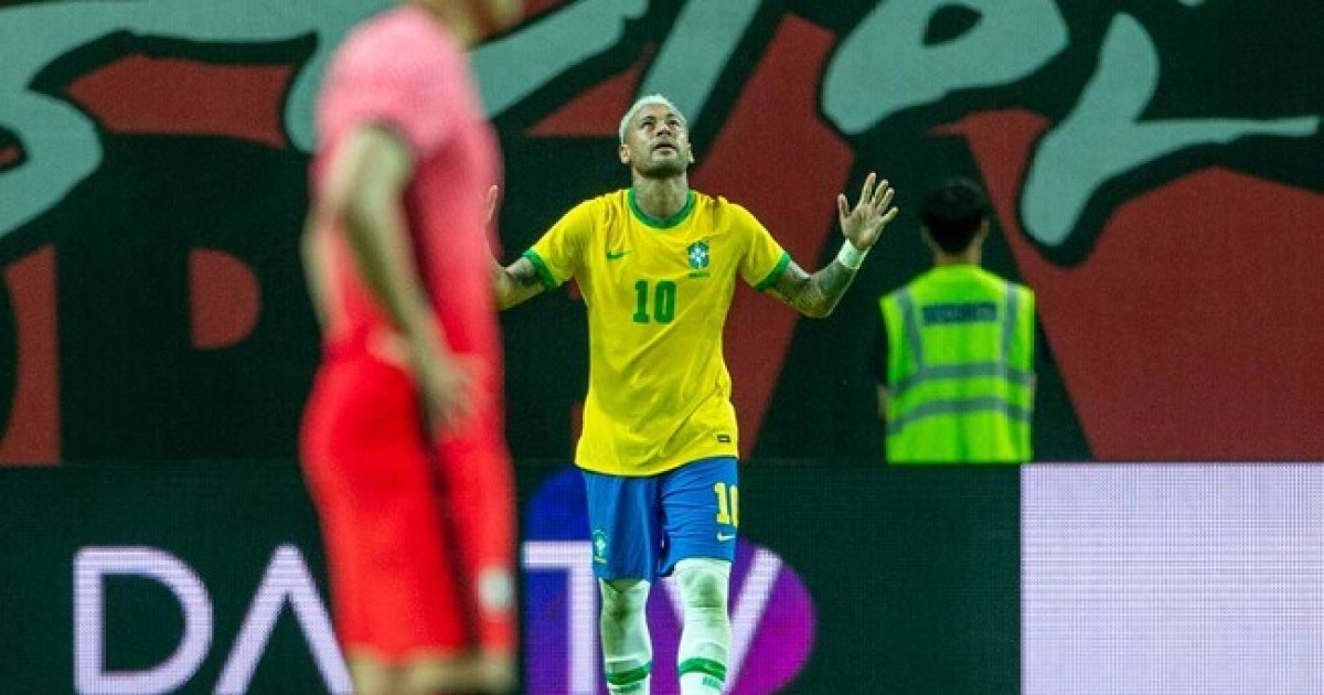 [442.live] '네이마르 PK 추가골' 브라질, 한국에 1-3 리드..압도적인 경기력