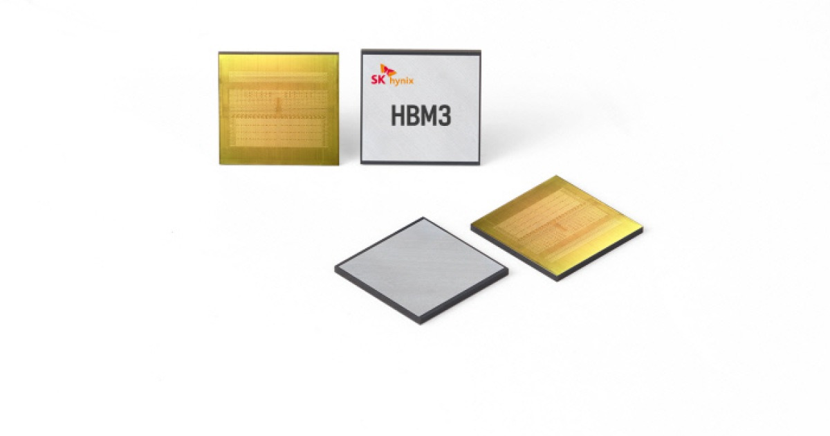 SK하이닉스, 현존 최고 성능 D램 'HBM3' 양산..엔비디아에 공급