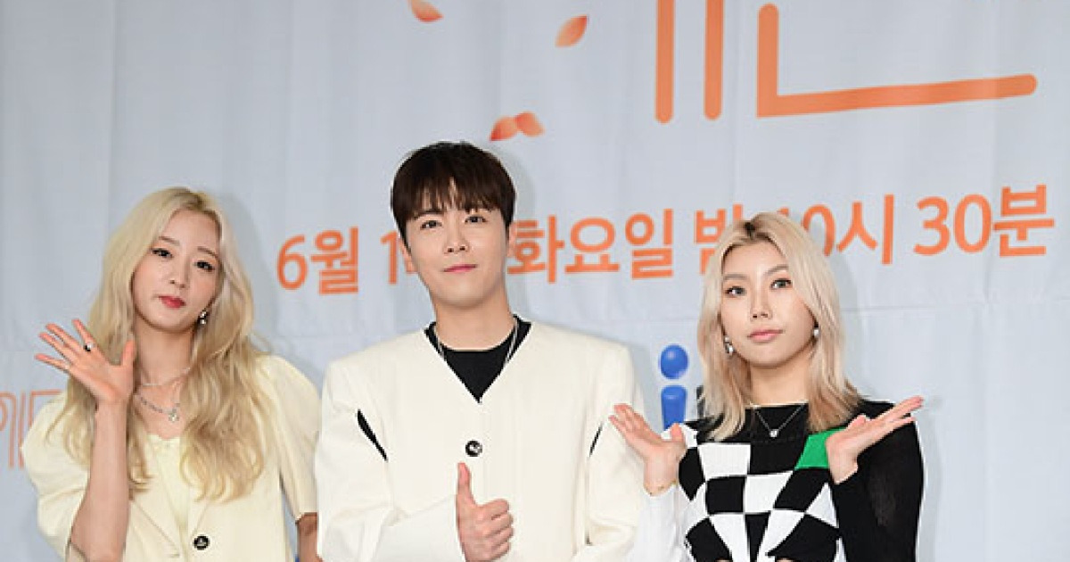 윤보미-이홍기-시미즈, 새 연애 리얼리티 '에덴'의 3MC [MK포토]