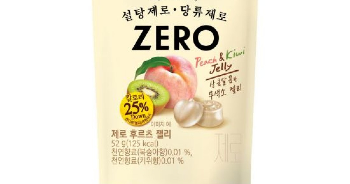 한솔제지 프로테고 롯데 제로 후르츠 젤리 포장재로